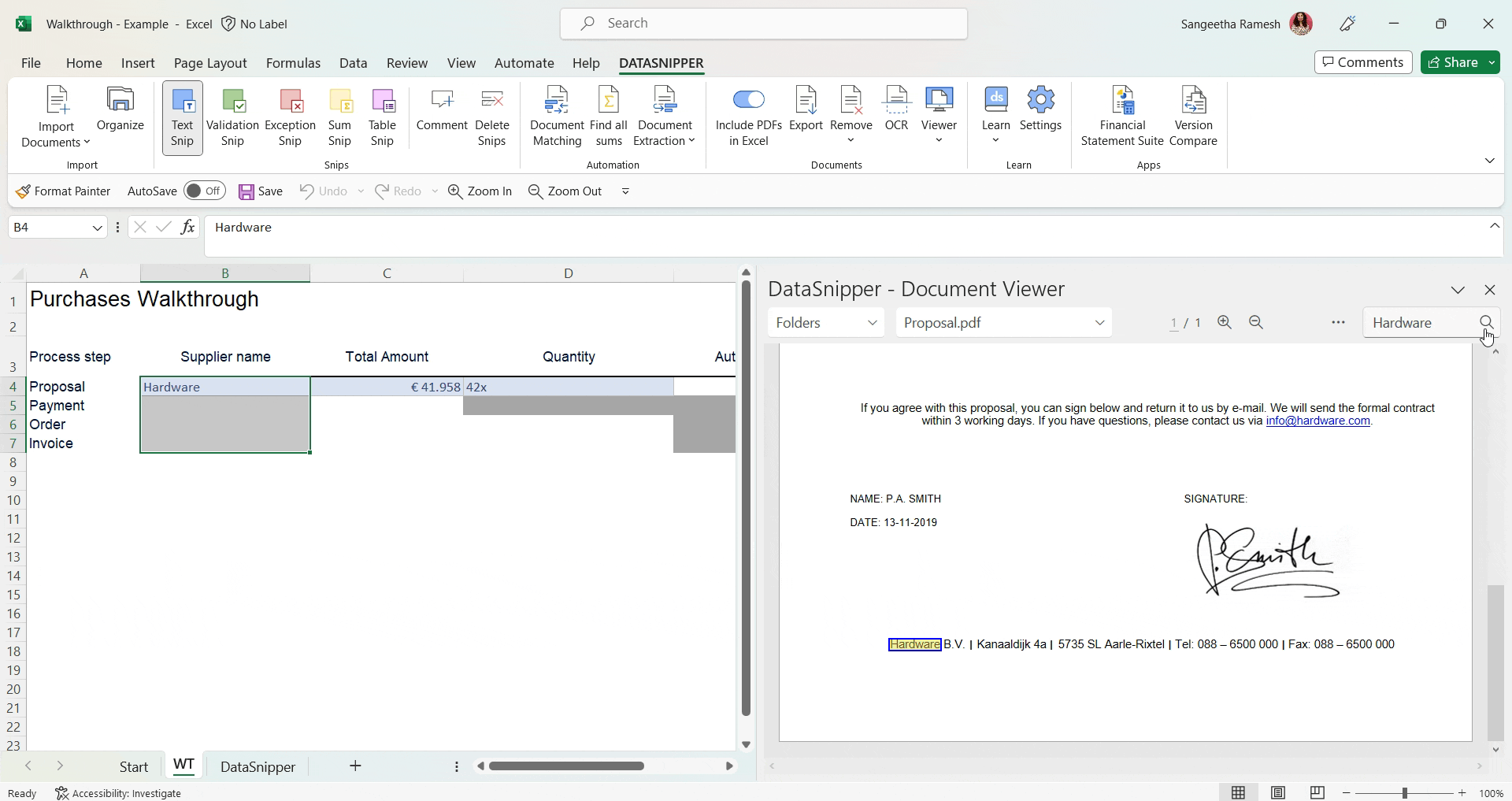 Como documentar um Walkthrough